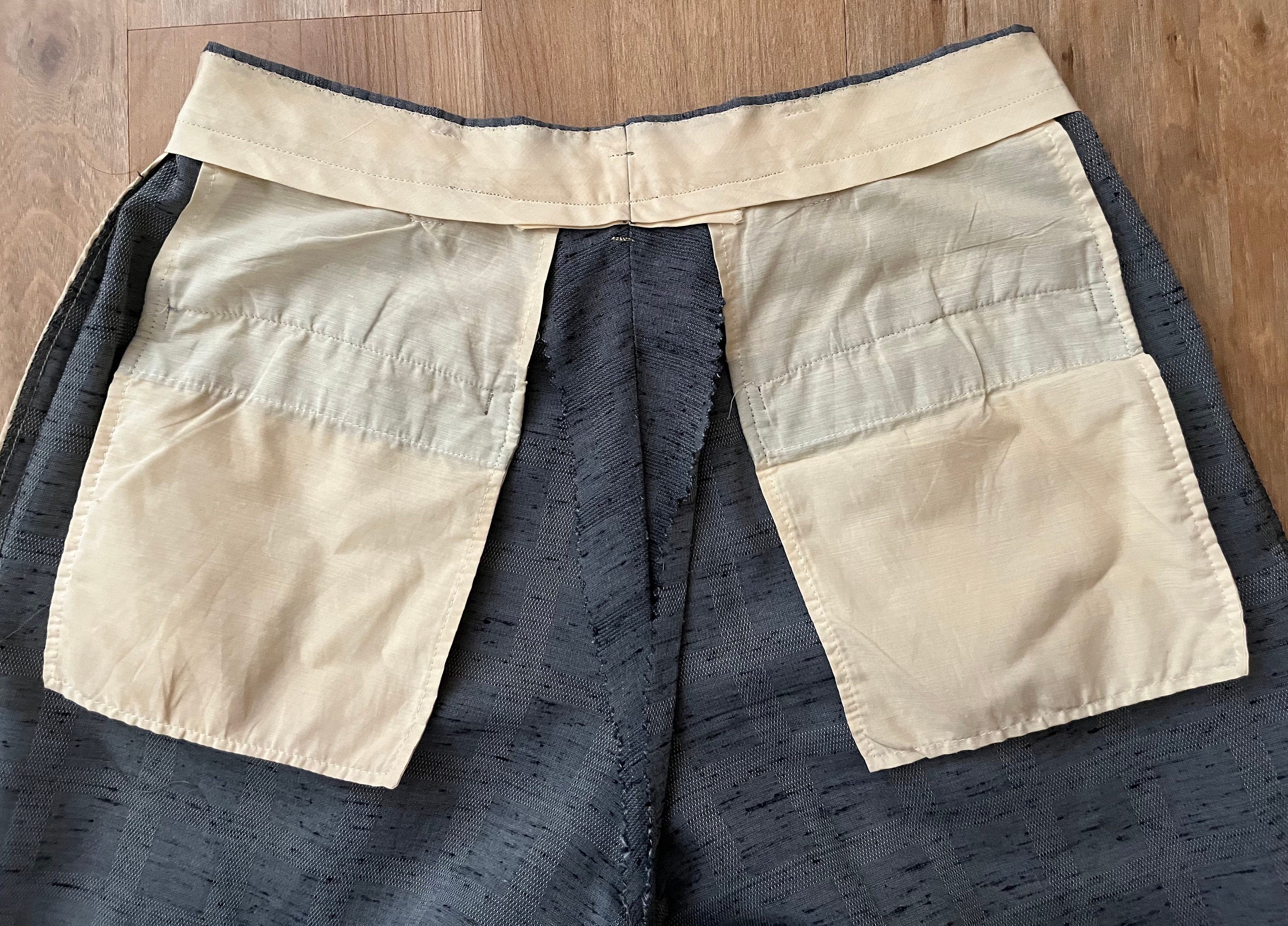 1950s Two Tone Fleck Windowpane Pattern Pleated Pants - Size 30 X 30 - Etsy