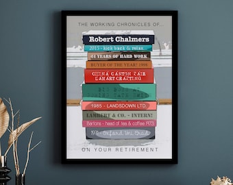 Retirement Gifts for Women / Custom Retirement Art / Retirement Party ...