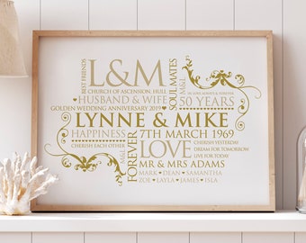 Couple Word Art - Etsy