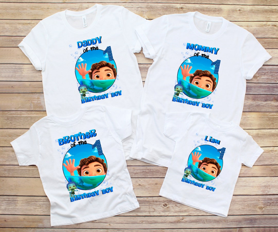 Luca Birthday Shirt -family Luca Birthday T-shirt - Luca Boy's Birthday ...