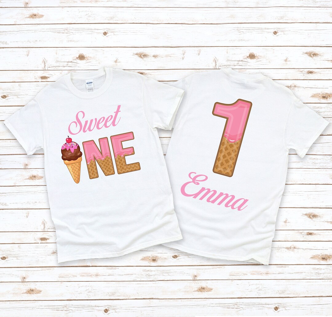 Ice Cream Birthday Shirt, Ice Cream Cone Birthday Shirt, Helado Theme ...