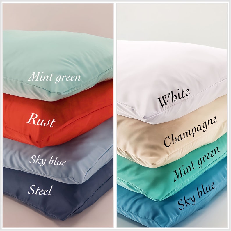 Silk Pillowcase (2 Set), Skin Care, Natural Mulberry Silk, 19momme ...