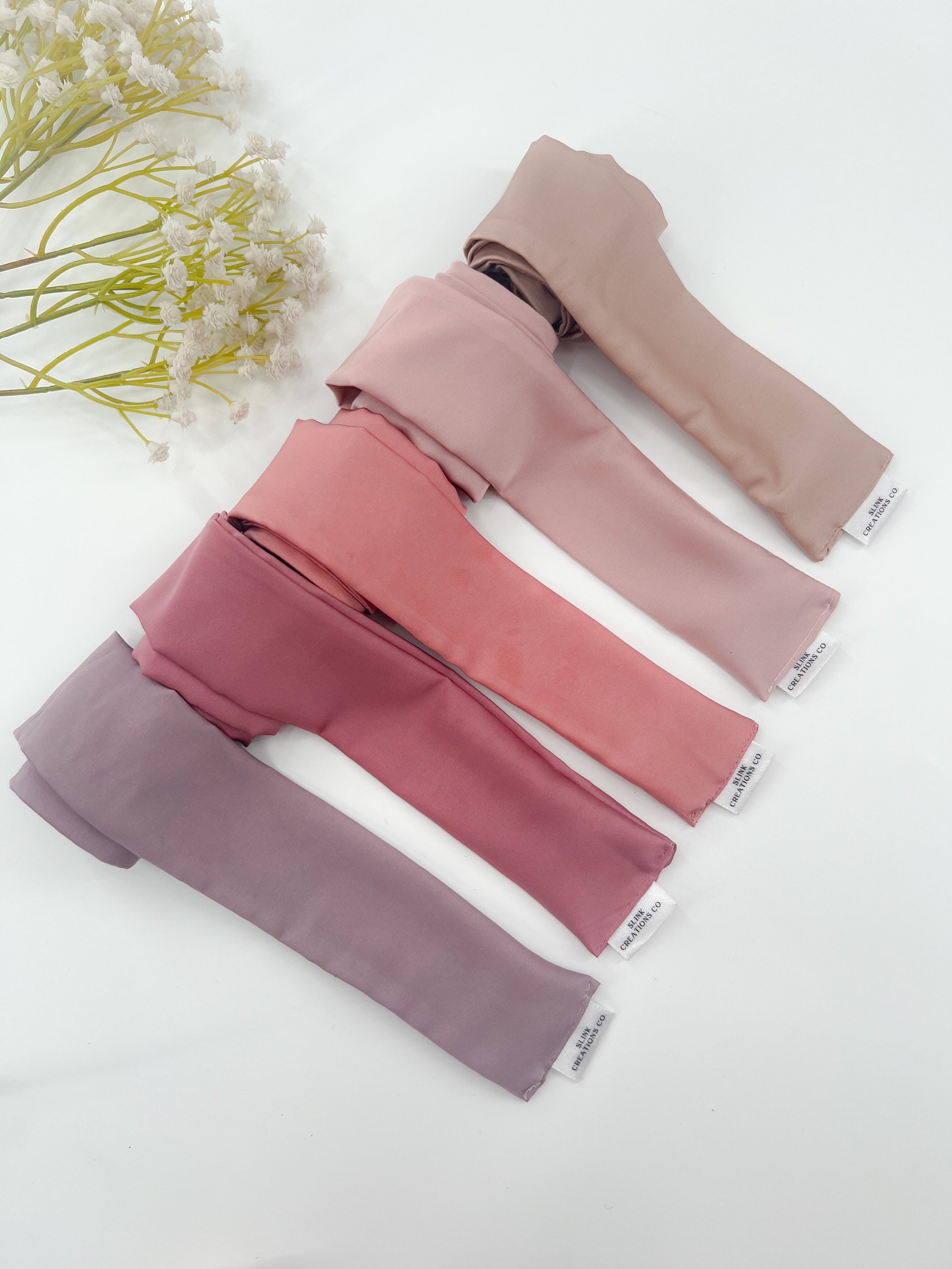 Mulberry Silk Solid Color Headband Silk Hair Scarf Skinny - Etsy