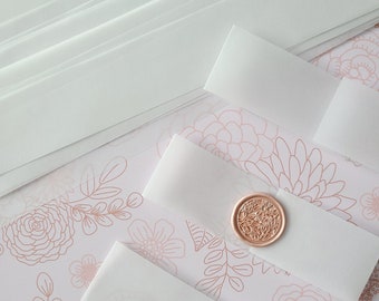 Ribbon Belly Band for Invitation - Etsy