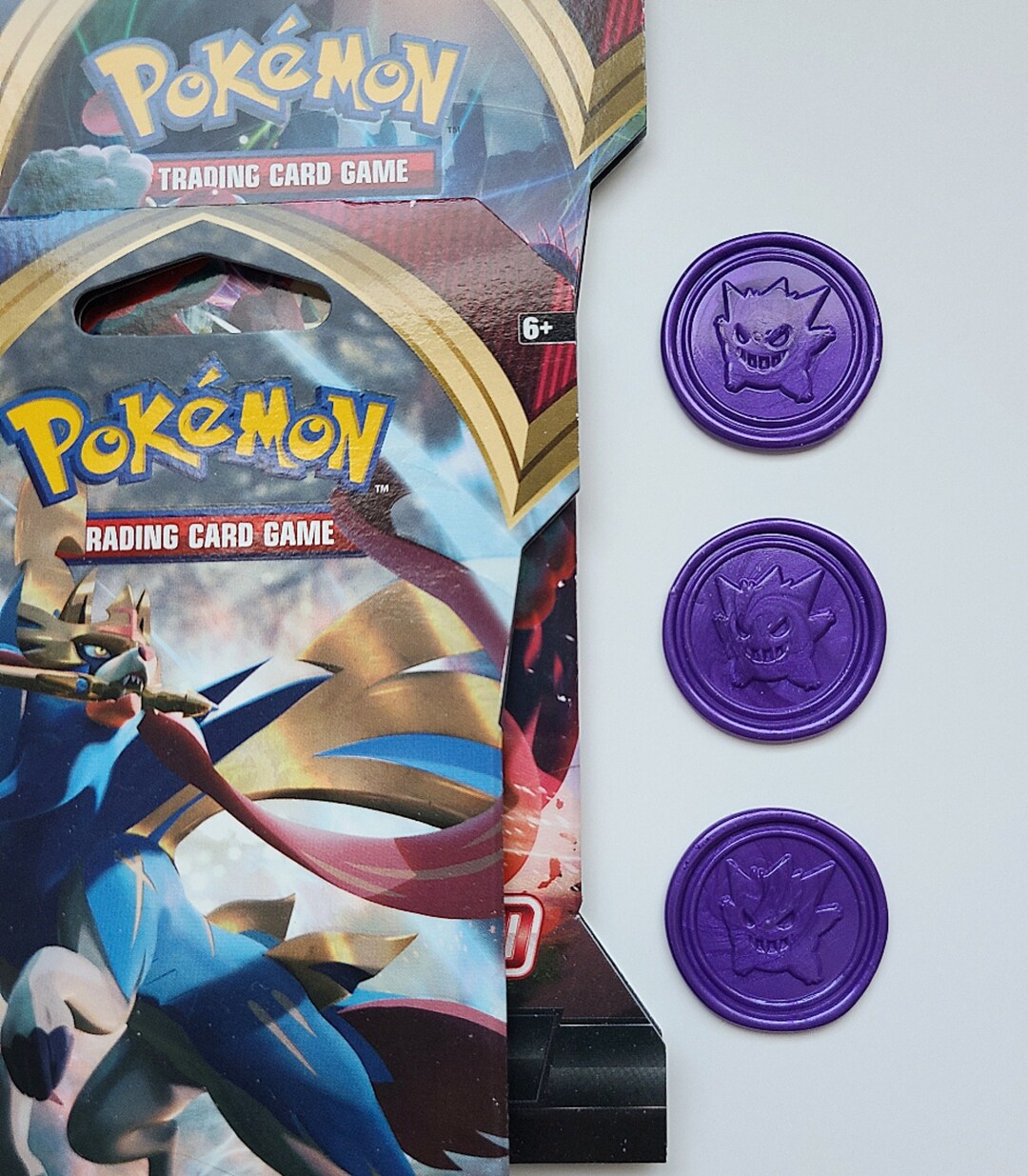Gengar Pokemon Pre-made Wax Seal Stickers/self-adhesive Wax Seal ...