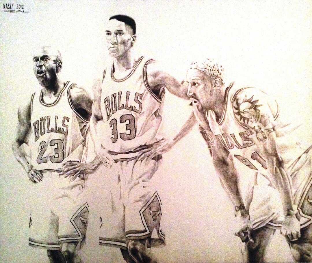 The Bulls Big 3 - Etsy