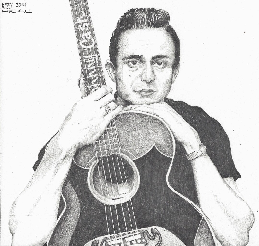 Johnny Cash Print - Etsy