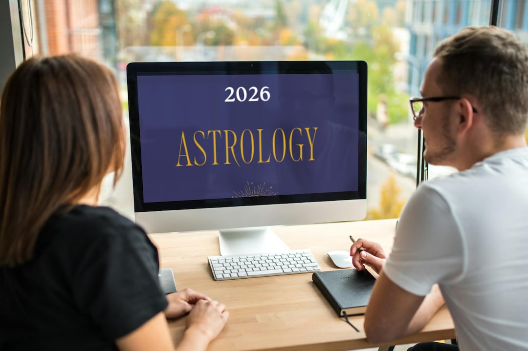 Personalized 2026 Astrology Journal, Custom Birth Chart (digital PDF ...