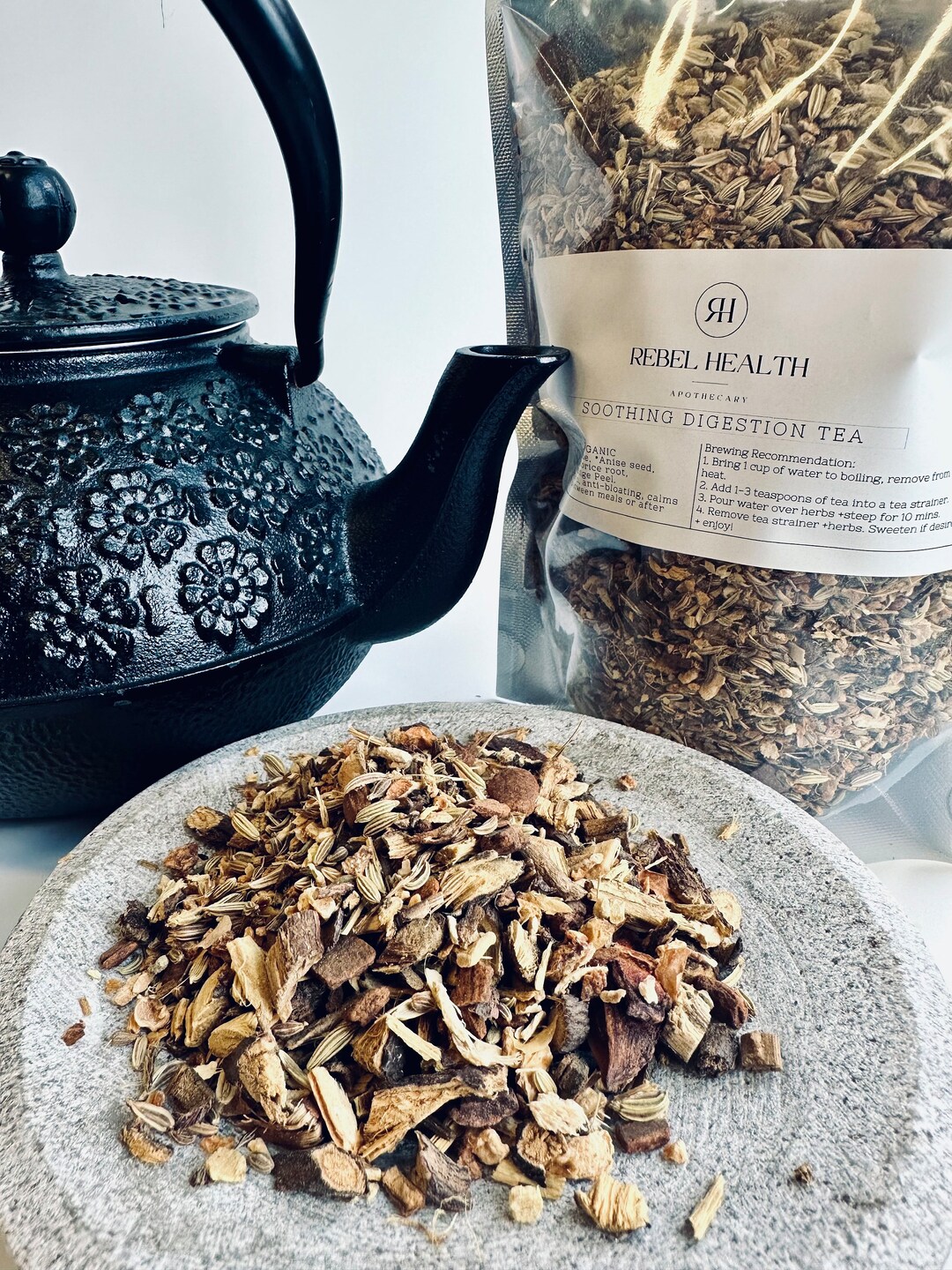 Soothing Digestion Tea (3 Oz. Loose Tea) - Etsy