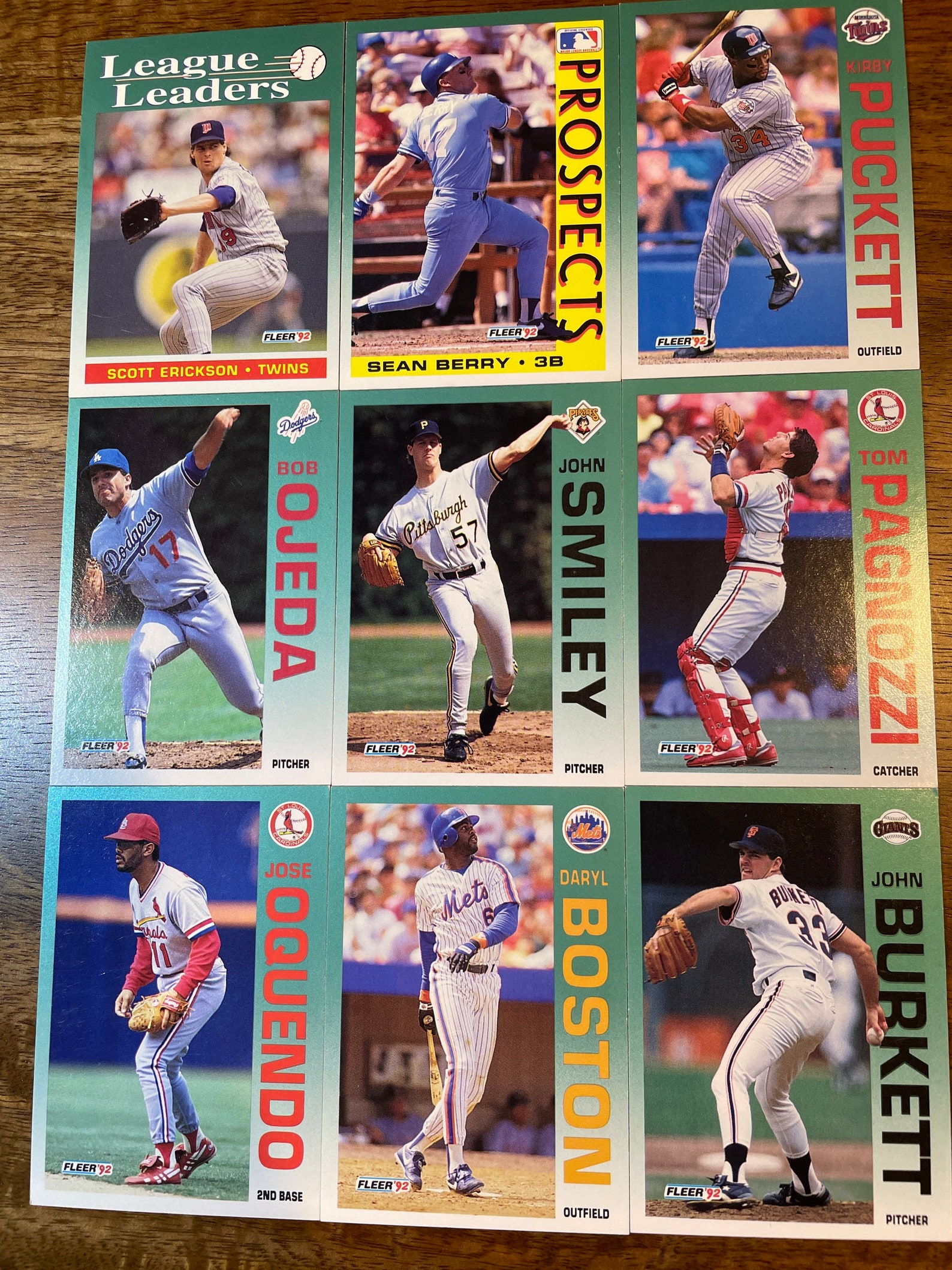 1992 Fleer Baseball Cards Set of 32. Includes All Cards in - Etsy