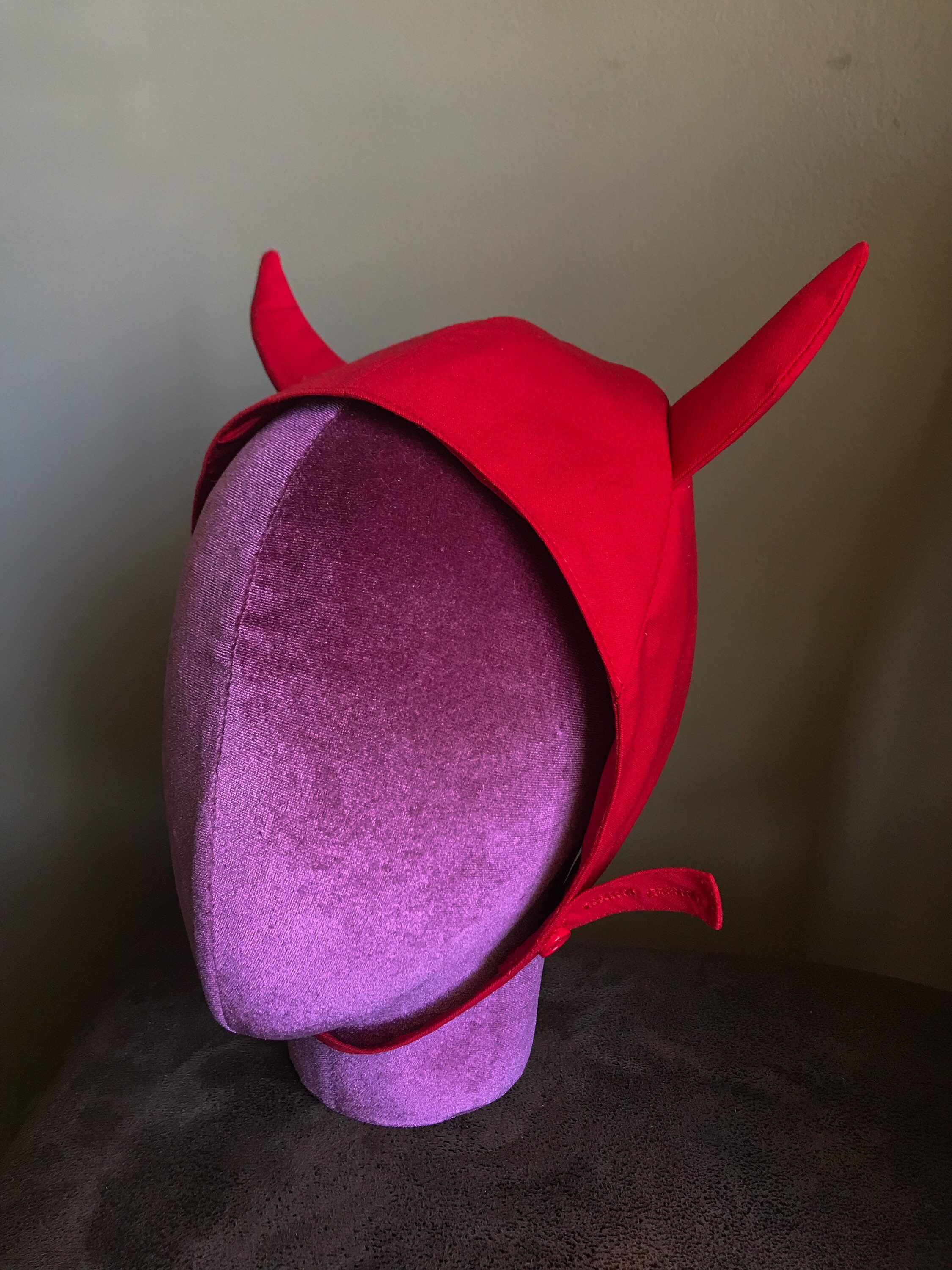 Horned Diablo Retro Style Helmet Cap | Etsy