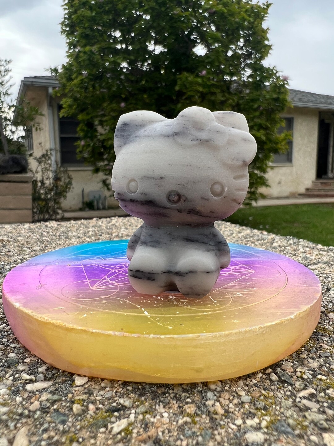 Taichi Jade Cat Crystal, Taichi Crystal, Taichi Jade Kitty Crystal ...