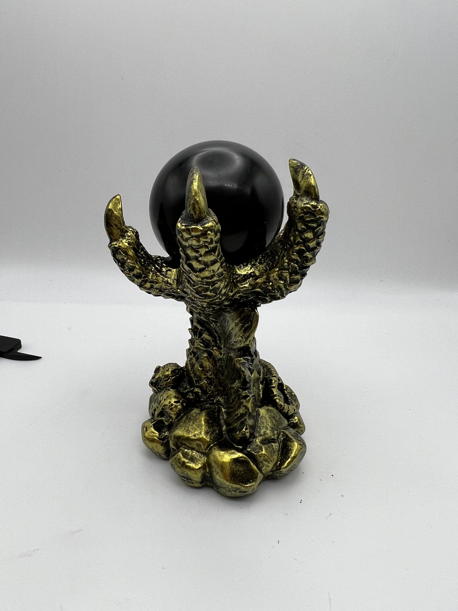 Gold Dragon Claw Crystal Sphere Holder Dragon Claw Crystal - Etsy