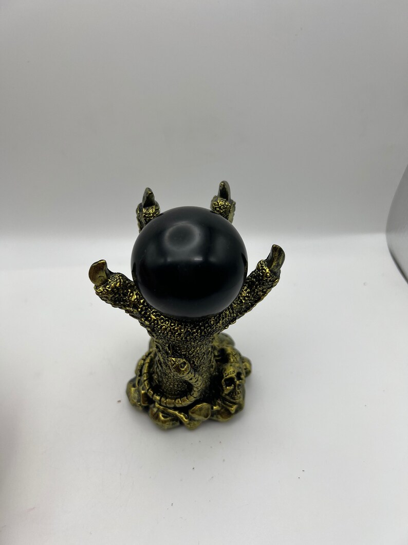 Gold Dragon Claw Crystal Sphere Holder Dragon Claw Crystal - Etsy