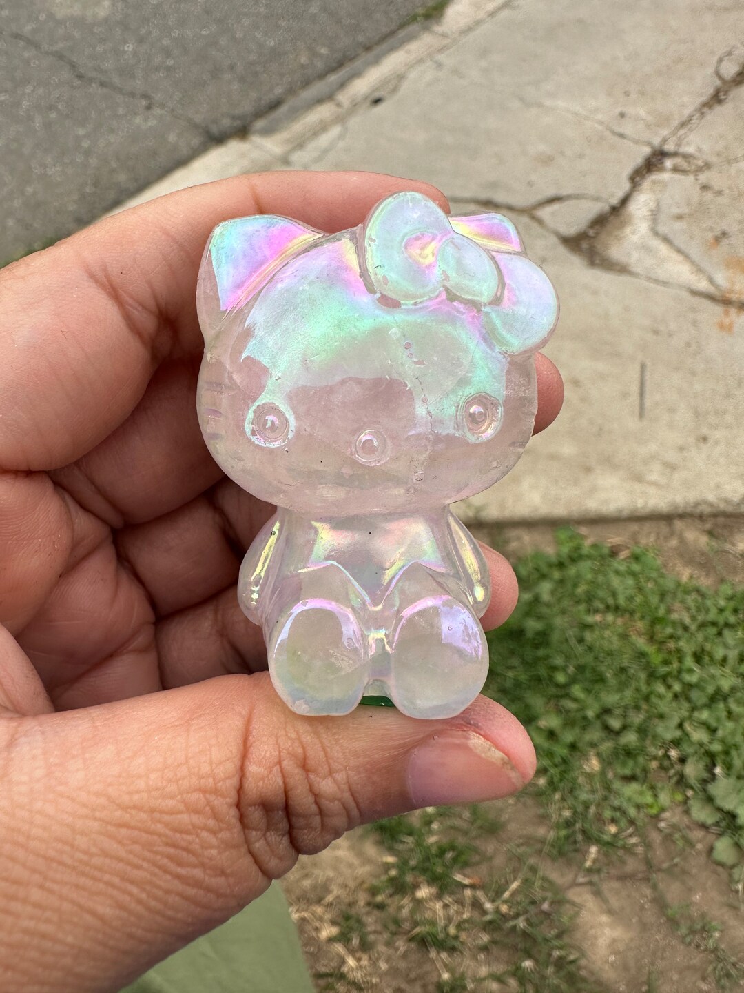 Aura Rose Quartz Kitty Crystal, Rose Quartz Crystal, Beautiful Pink ...