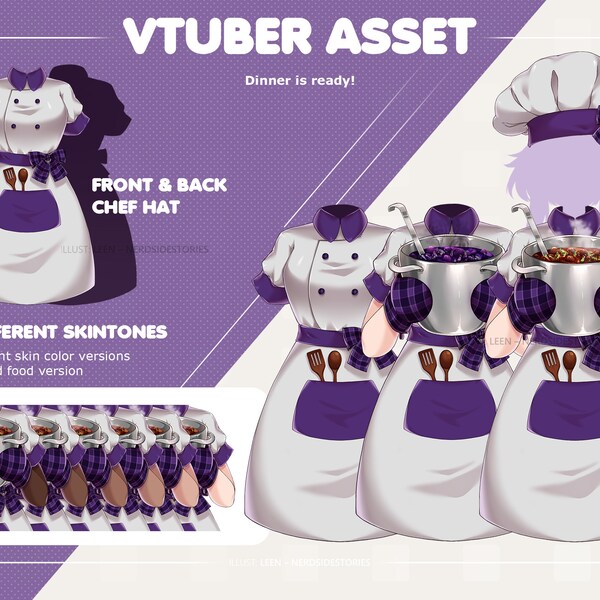 Vtuber Asset Cooking - Etsy