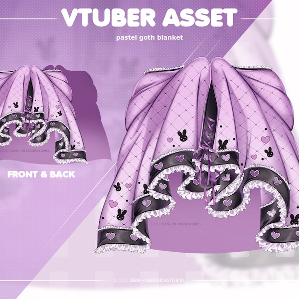 Vtuber Assets Blanket - Etsy