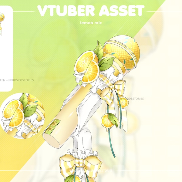Mic Asset Vtuber - Etsy