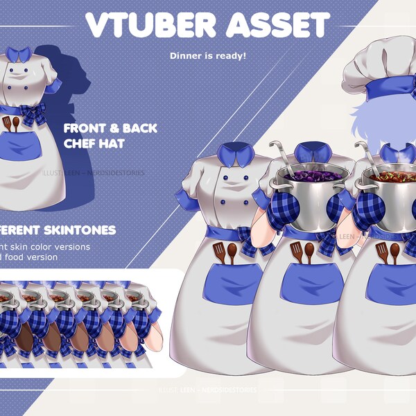 Vtuber Asset Cooking - Etsy