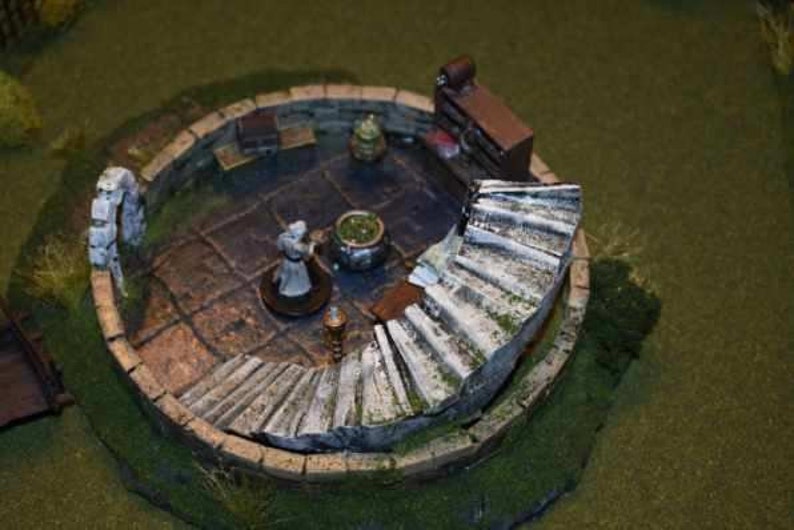 Handmade, Old Windmill, Bonegrinder, Rpg Terrain, D&D, Dungeons and ...