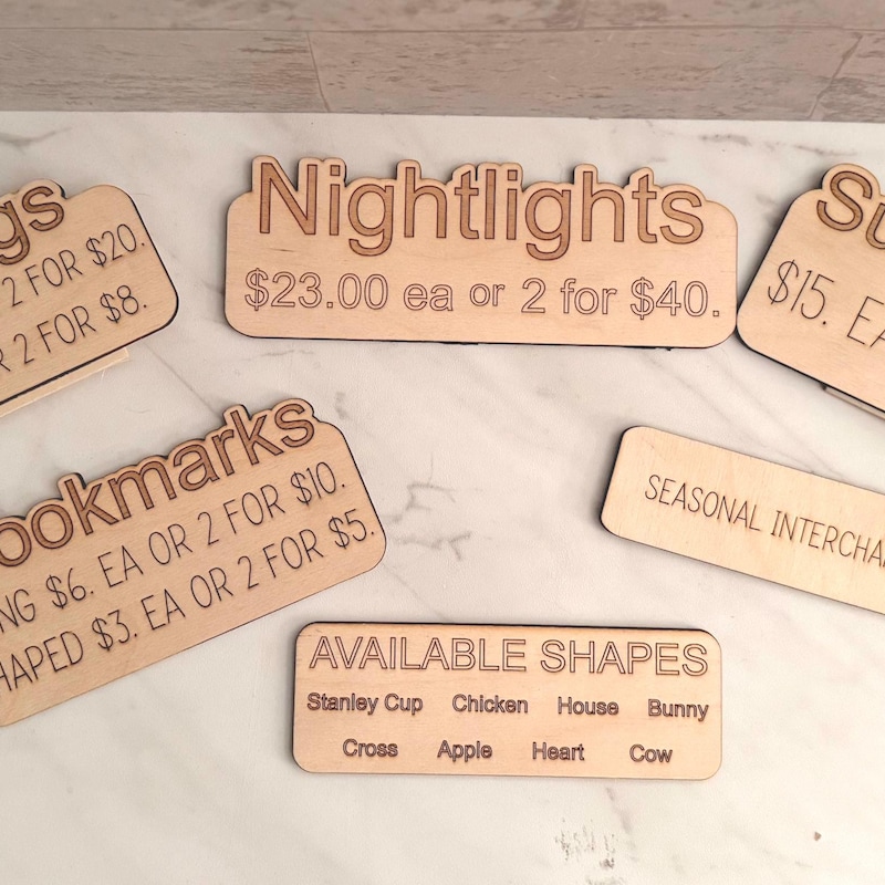 Vendor Signage - Etsy