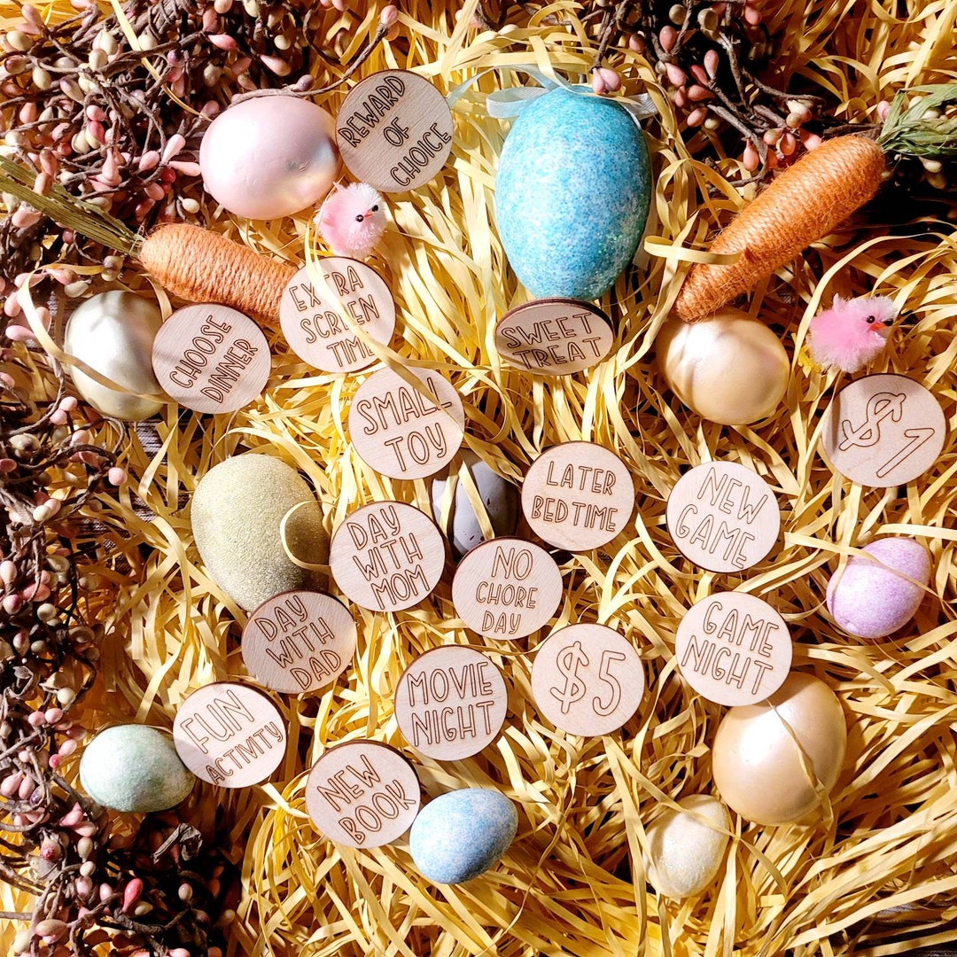 Easter Egg Tokens, Easter Egg Hunt Tokens for Kids Activities. Kids ...