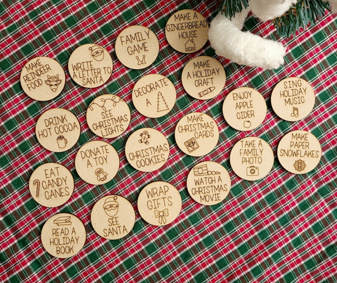 Christmas Activity Tokens - Etsy
