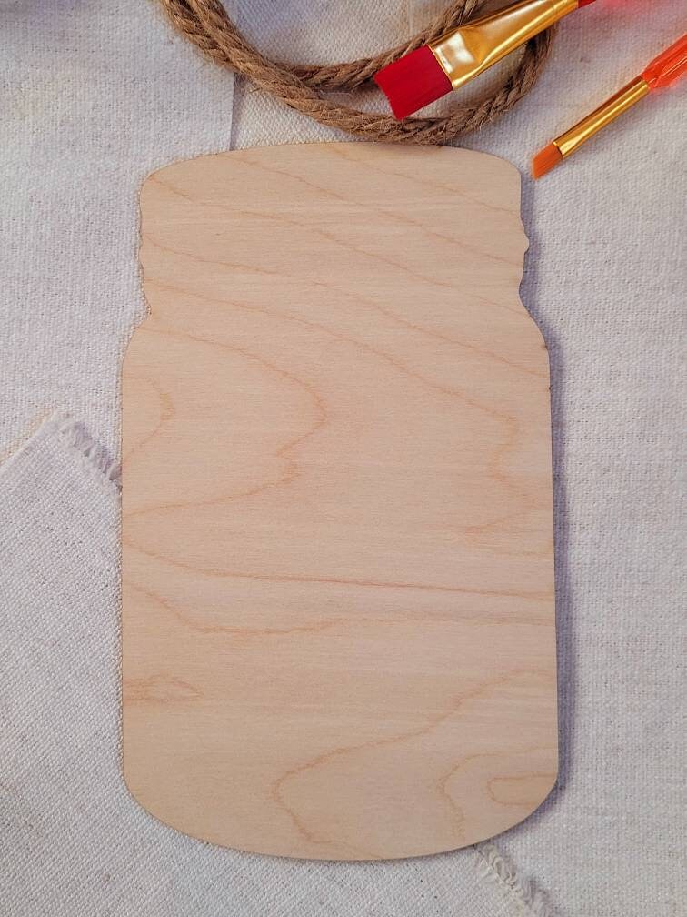 Mason Jar Laser Cut Unfinished Wood Cutouts Assorted Sizes - Etsy
