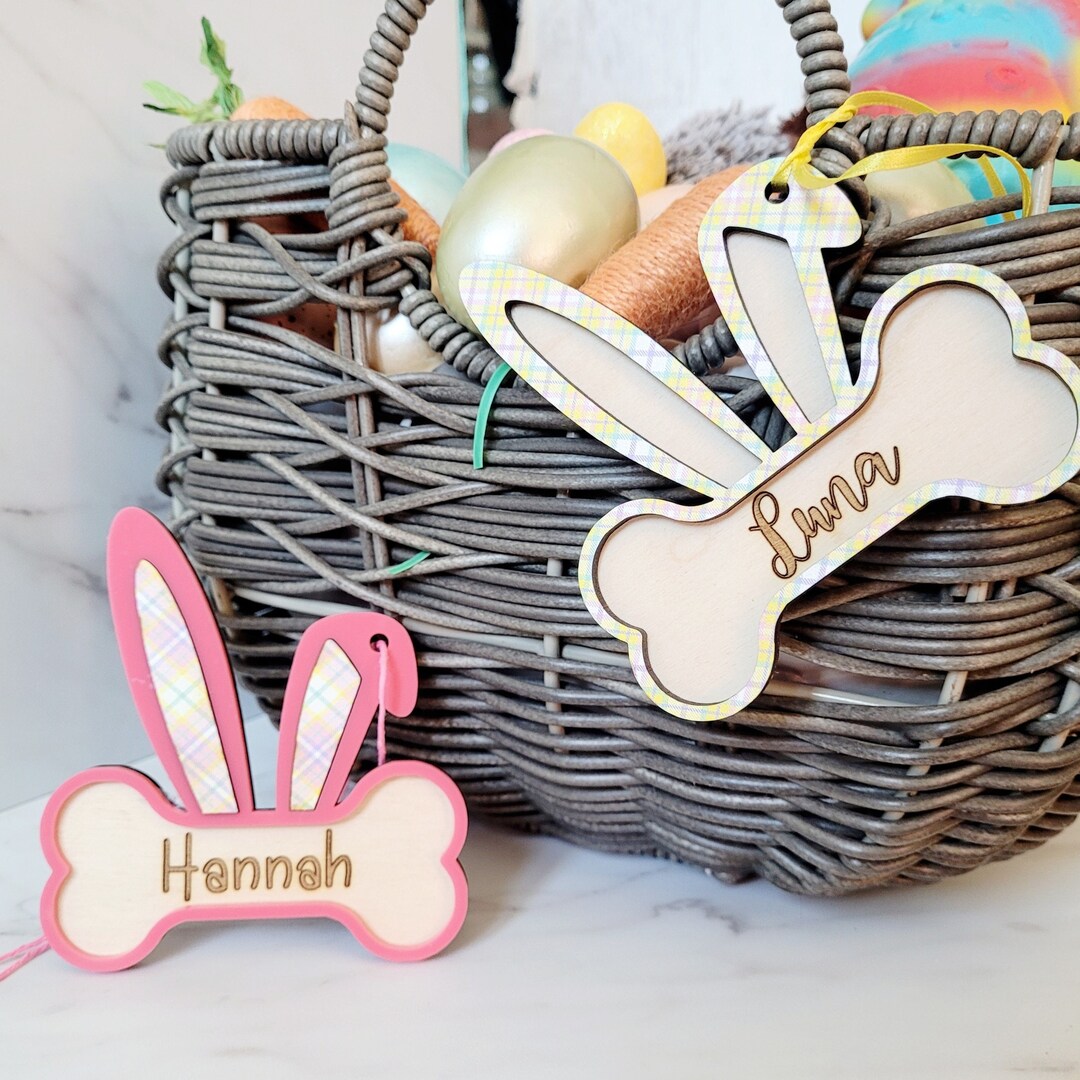Dog Easter Basket Tag, Pet Lover Gift. - Etsy