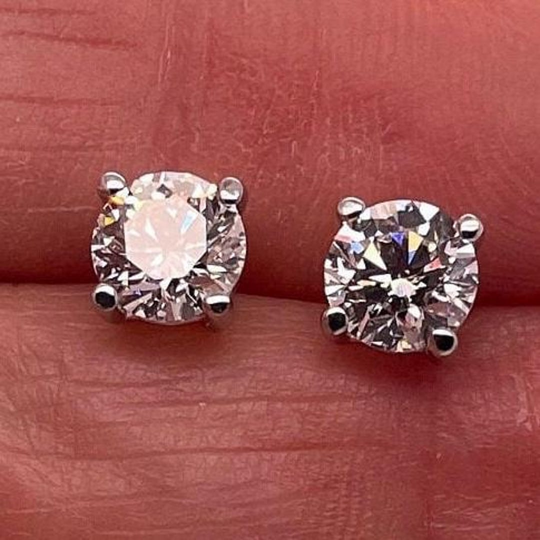 2ct Tw Diamond Studs - Etsy