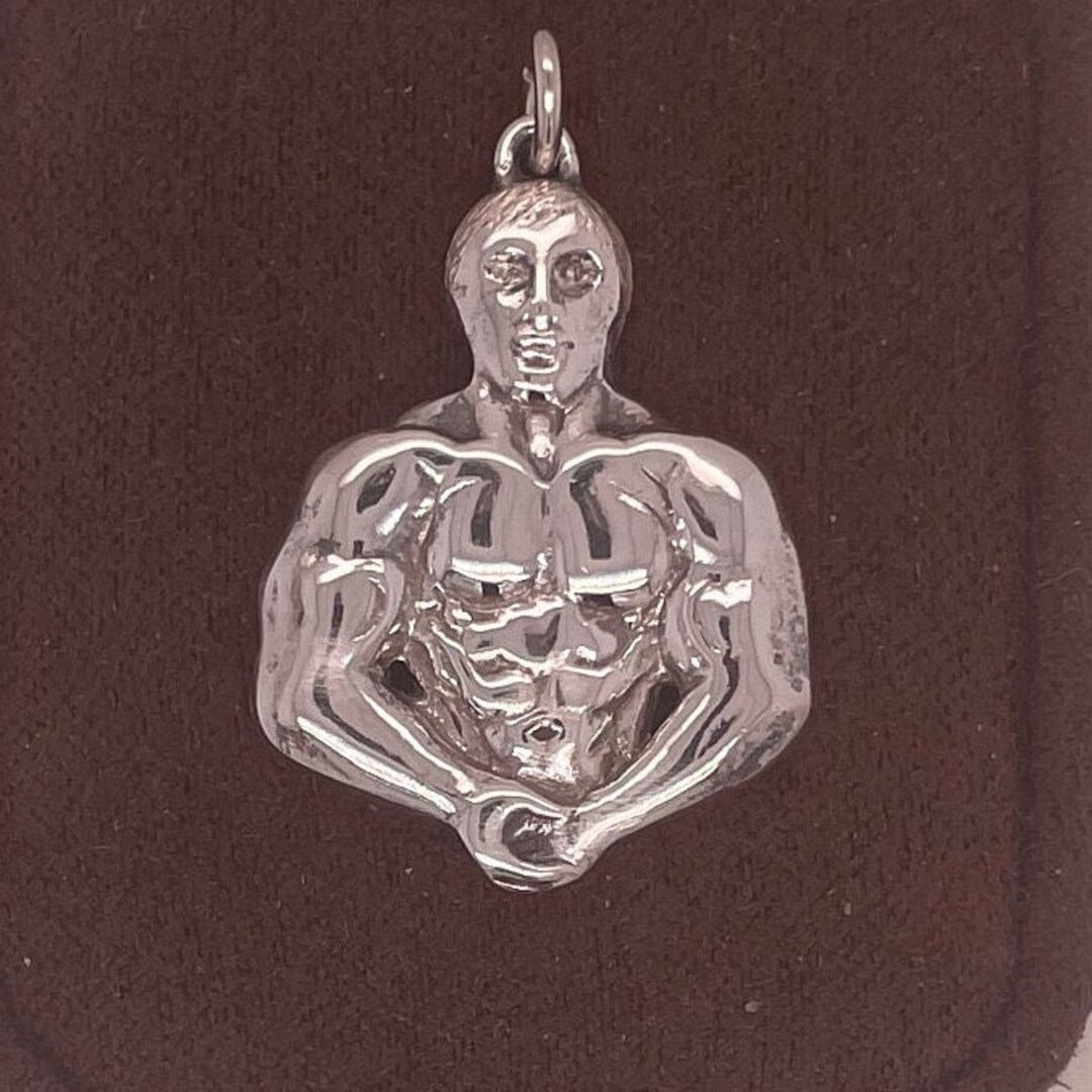 Sterling Bodybuilder Charm - Etsy