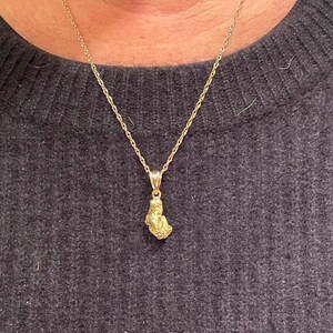 Natural Gold Nugget Charm - Etsy