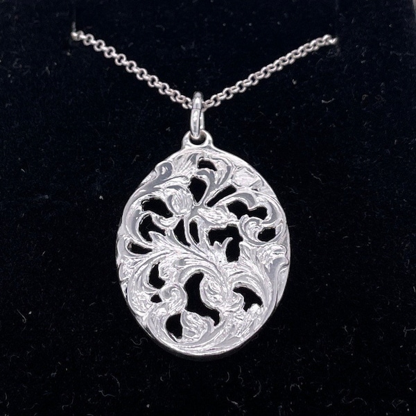 Sterling Silver Pendant - Etsy