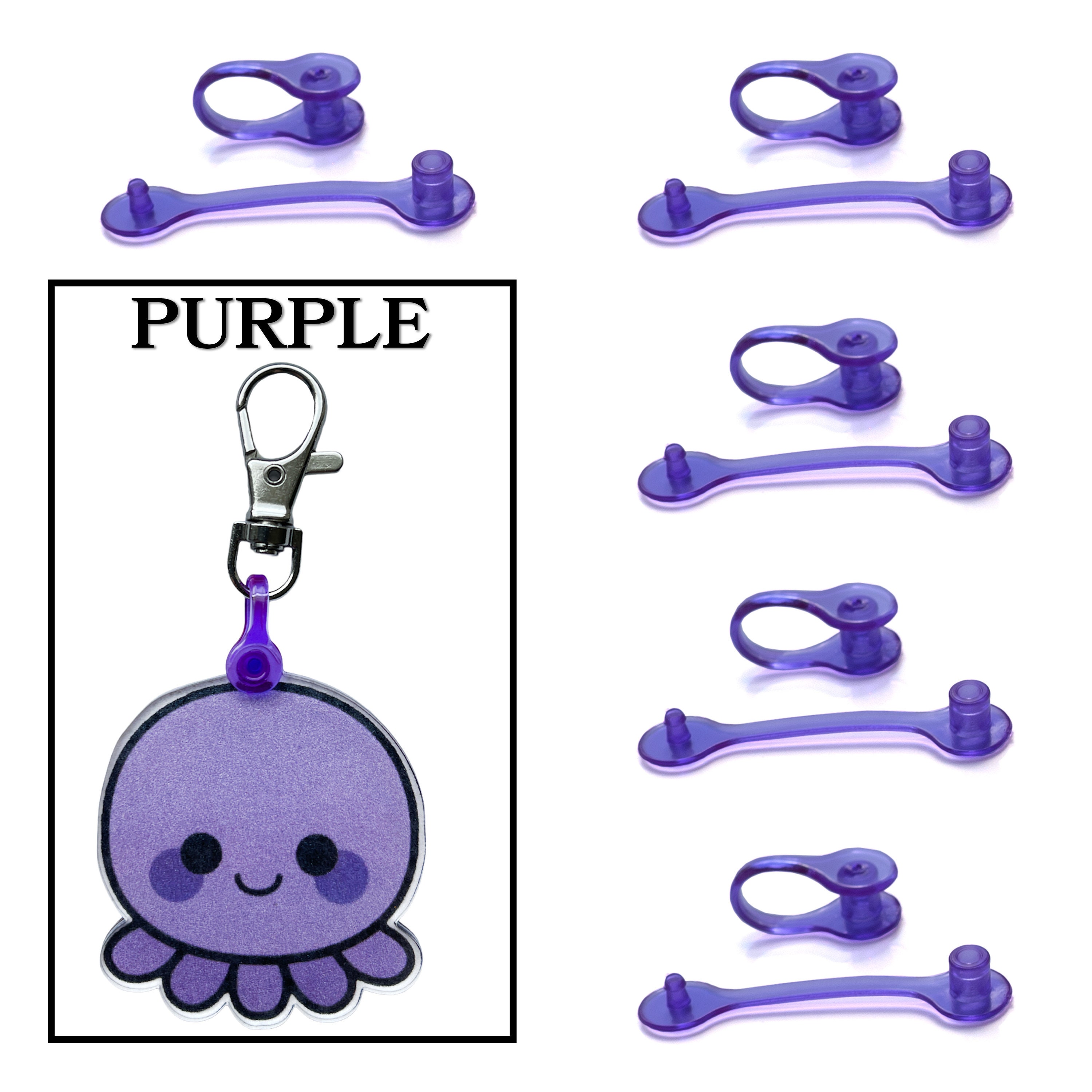 Plastic Keychain Connector Tab/snap/clip Alternative to Jump Ring - Etsy