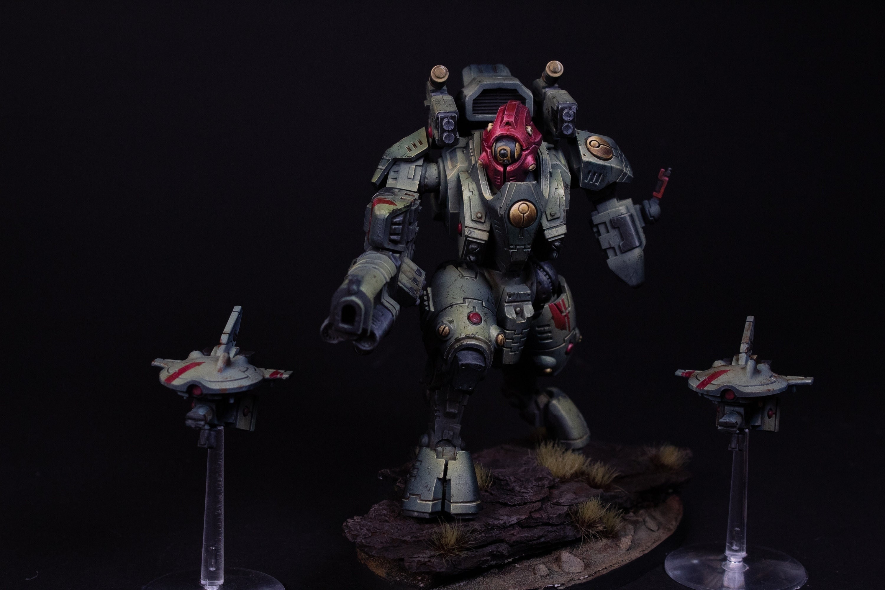 XV95 Ghostkeel Battlesuit: Warhammer 40k T'au Empire Pro Painted - Etsy