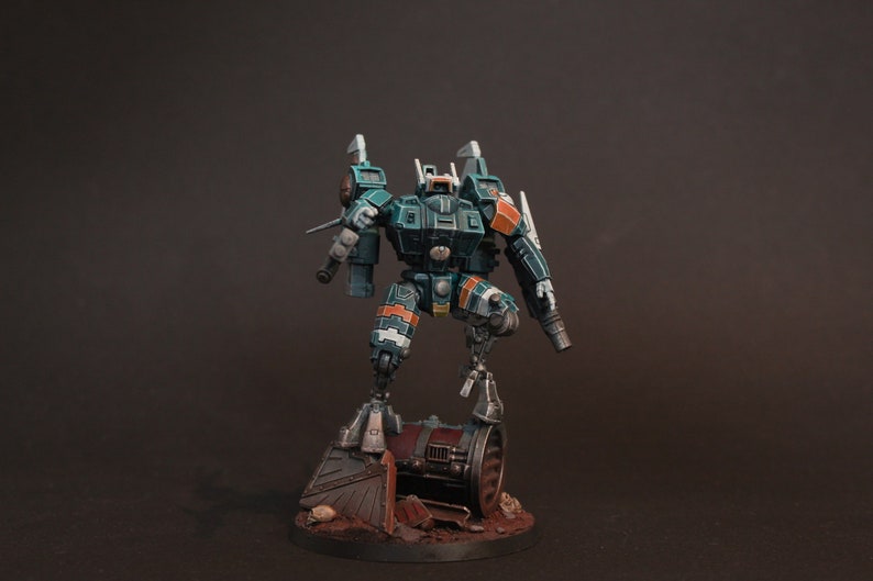 Warhammer 40k: Tau Coldstar Commander Paintjob - Etsy