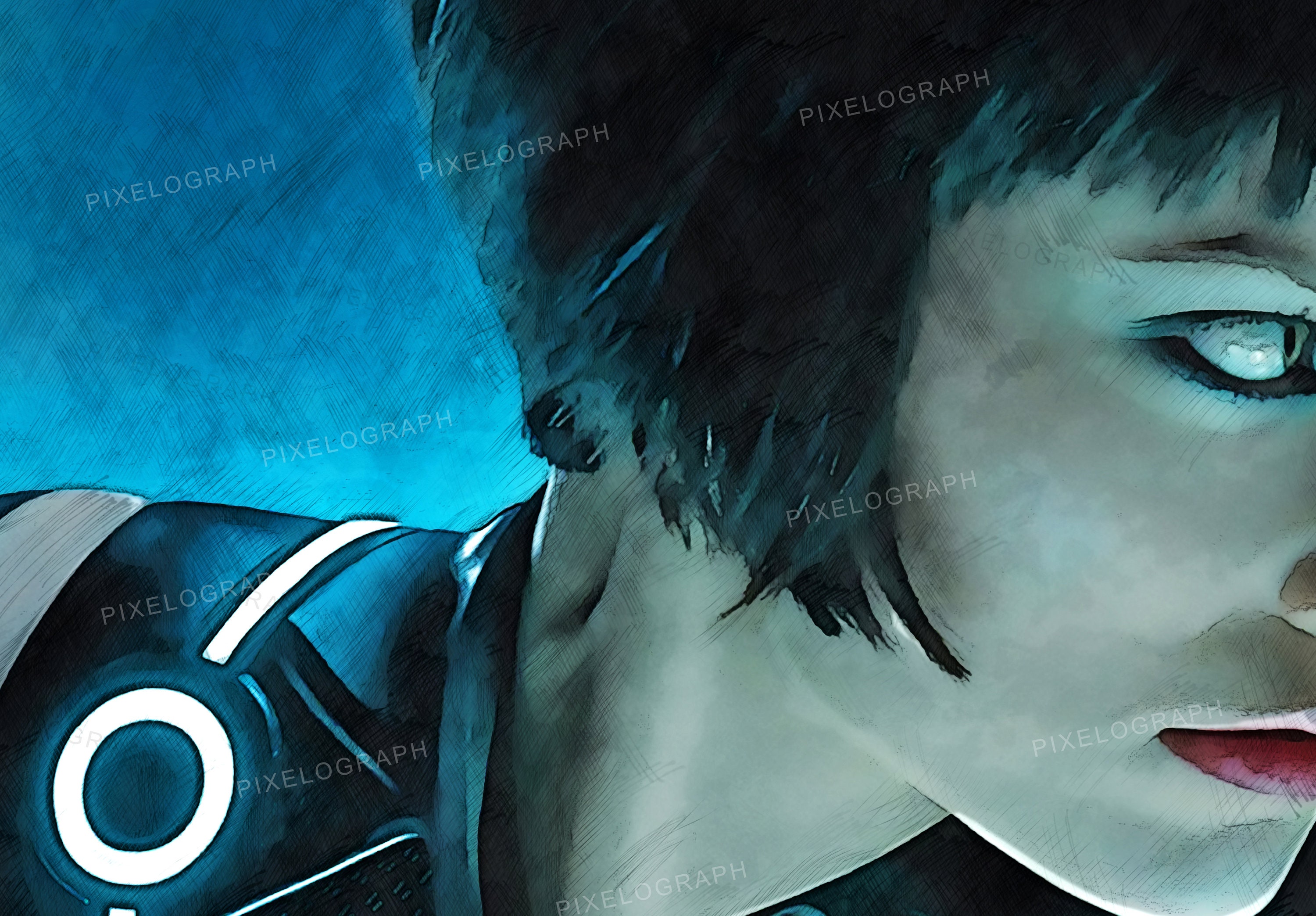 Tron Legacy Quorra Hair
