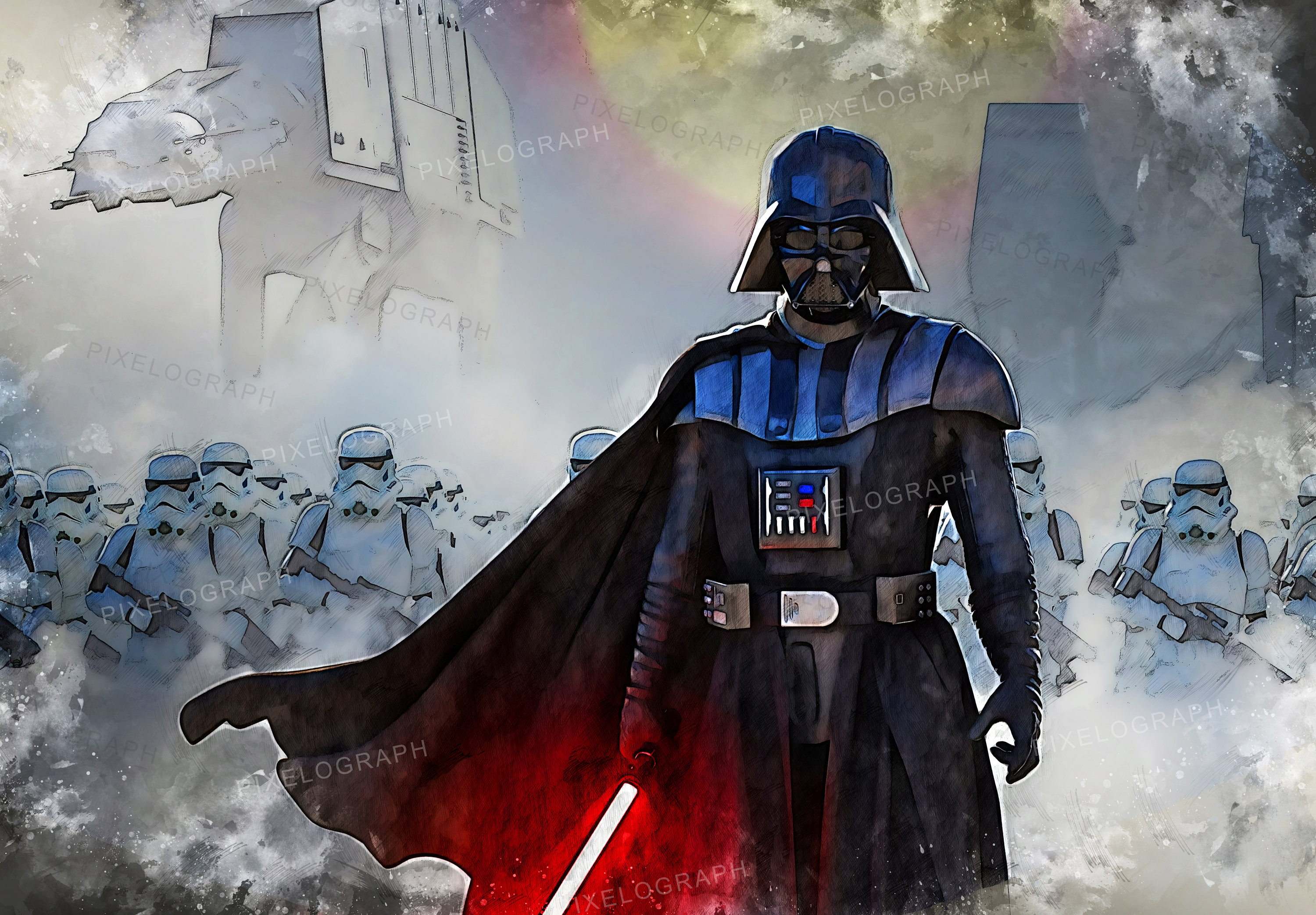 Darth vader artwork store