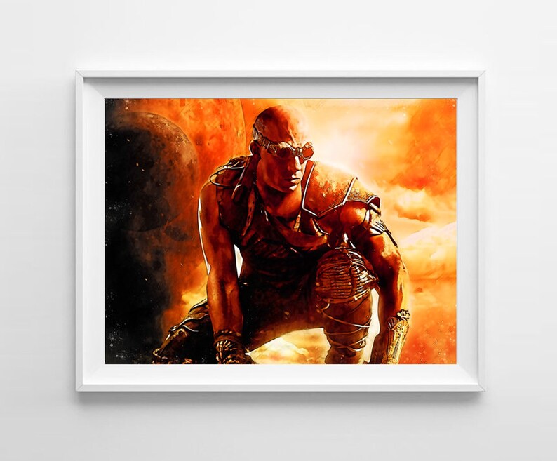The Chronicles of Riddick, Vin Diesel Art - Etsy