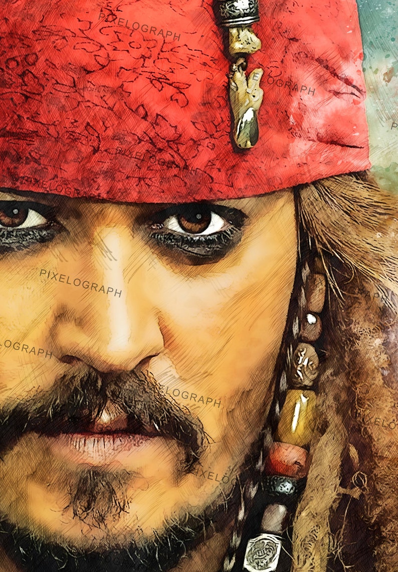 Pirates of the Caribbean, Jack Sparrow - Etsy