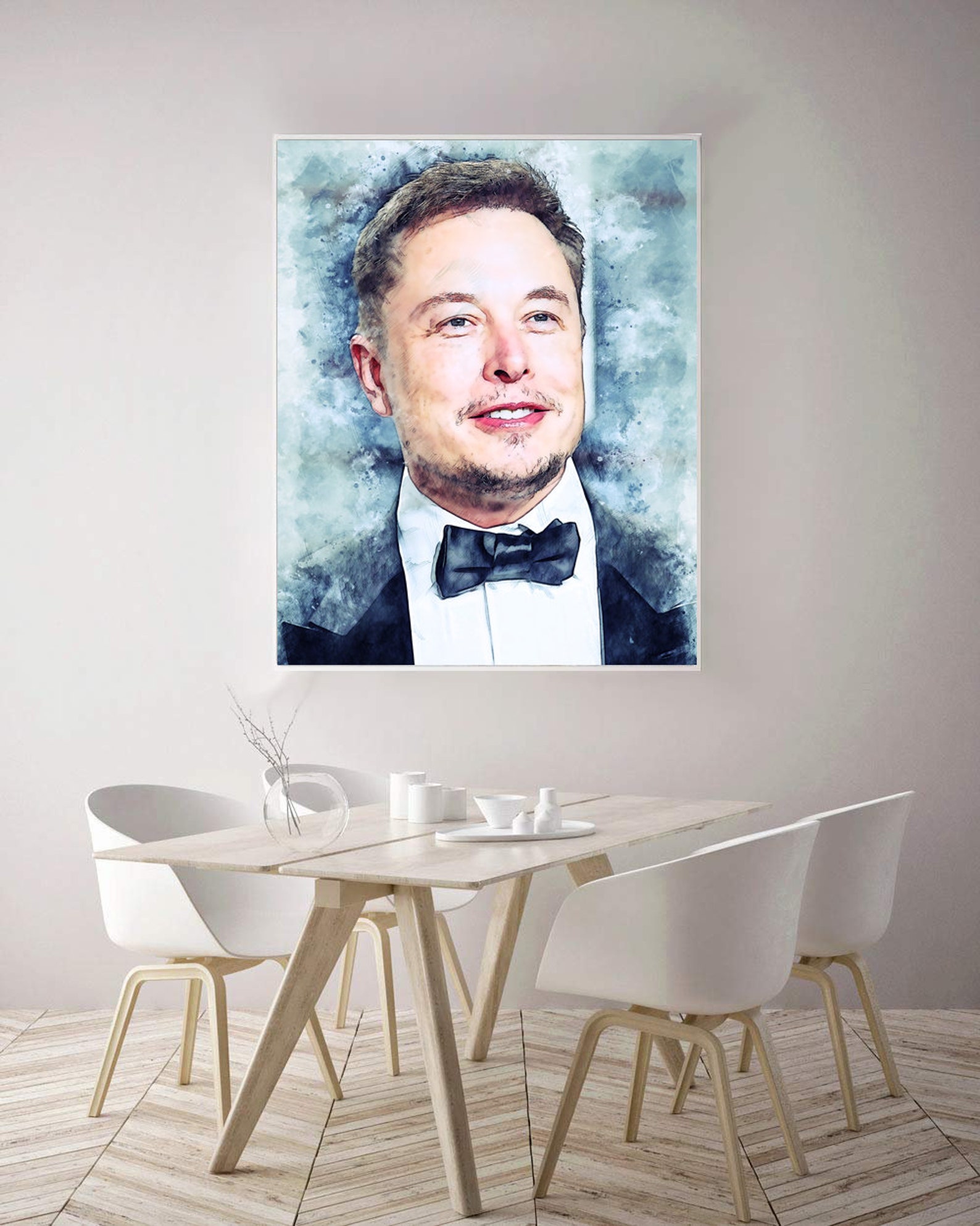 Elon Musk Digital Art, Elon Musk Print - Etsy