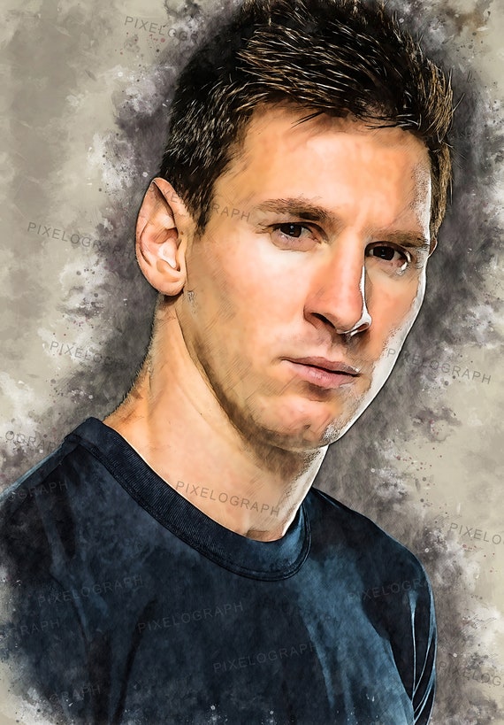 Lionel Messi Digital Art | Etsy