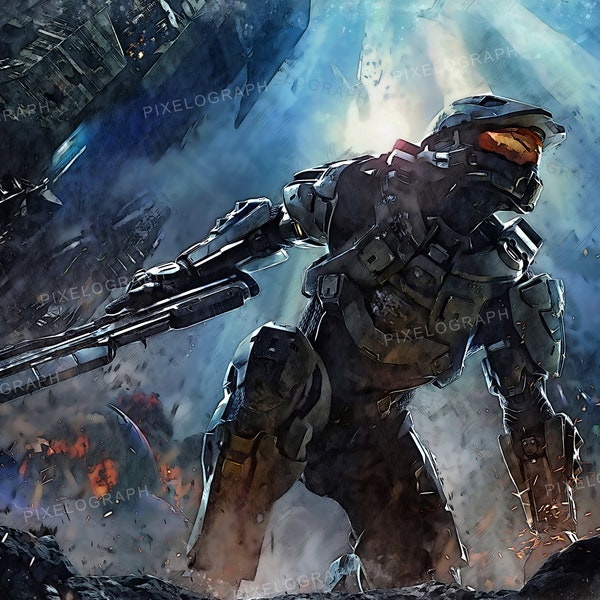 Video Game Painting - Etsy