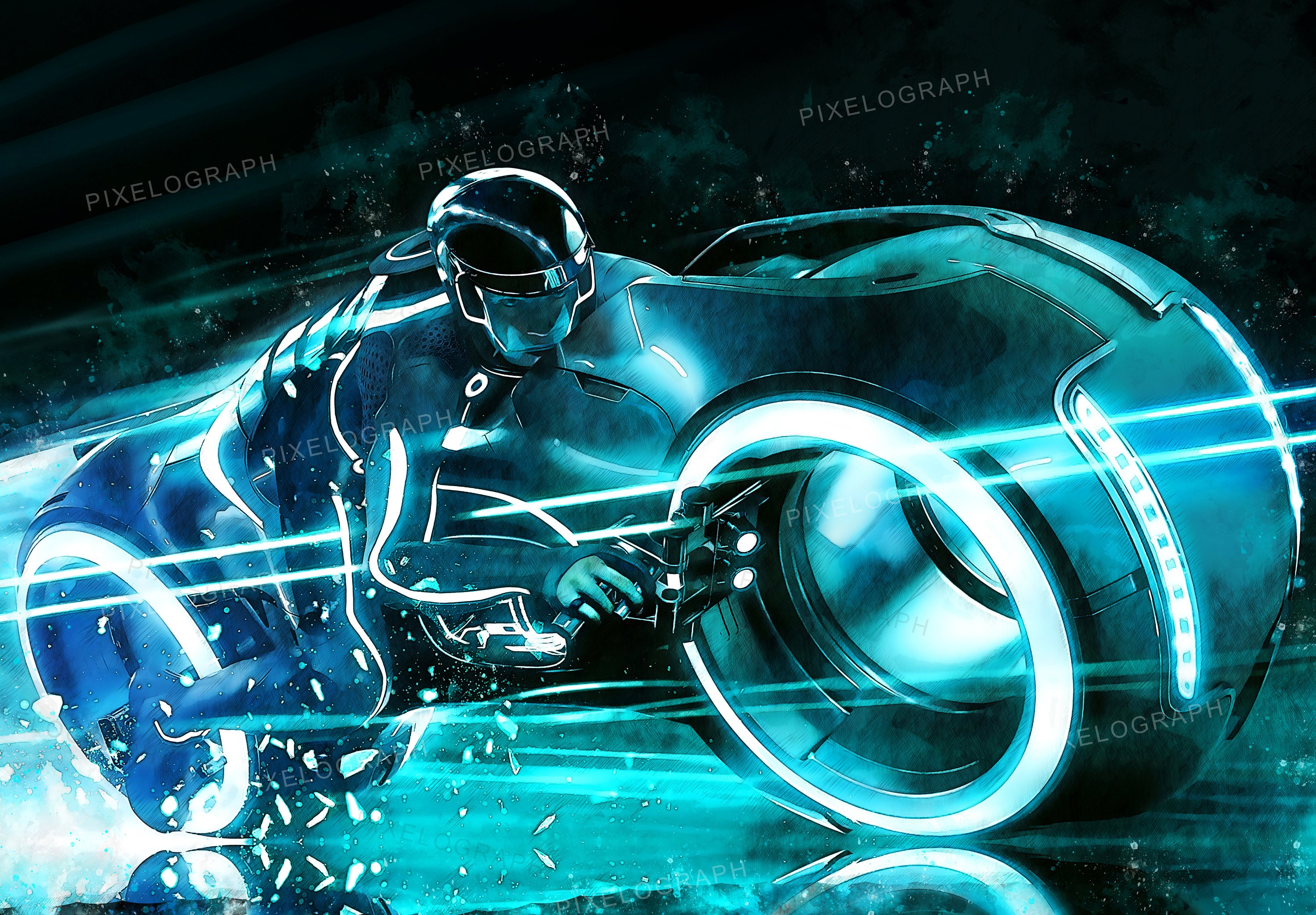 Tron Legacy Sam Flynn Wallpaper