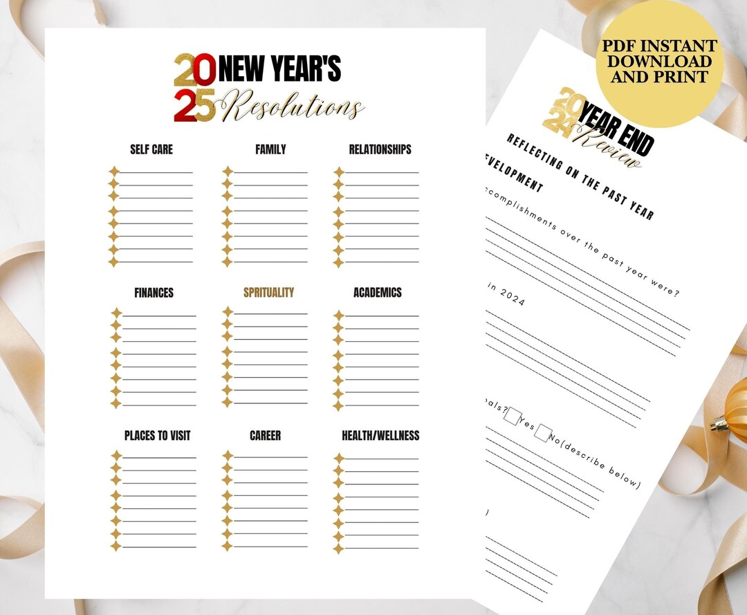 New Years Resolutions 2025, New Years Affirmations, NYE Party, New ...