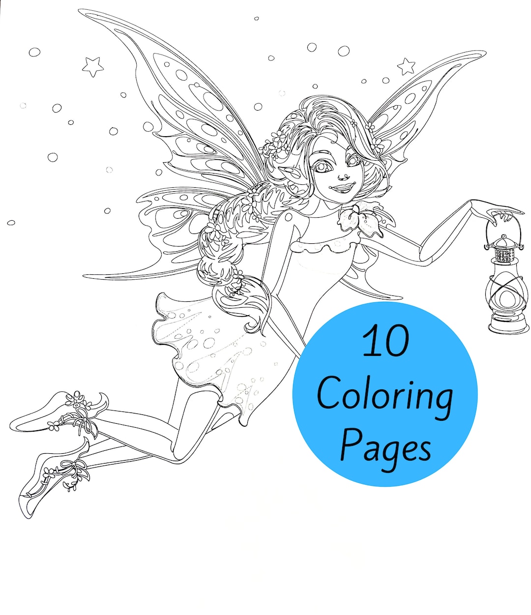 Rainbow Magic Faries Coloring Pages