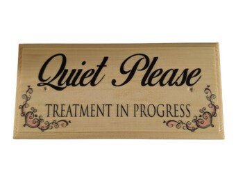 Quiet Please Sign - Etsy UK