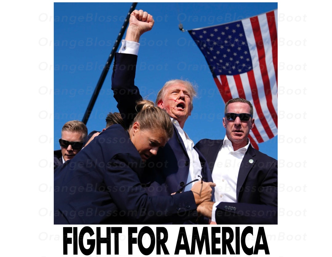 Trump Bundle FIGHT FOR AMERICA 3 Png Digital Files - Etsy