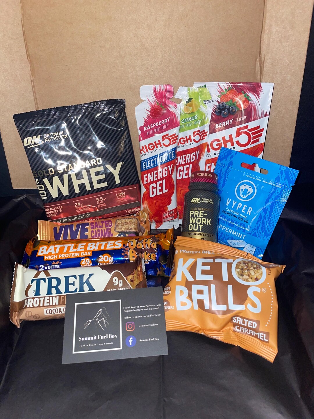 HYROX Athlete Runner's Gift Box Energy Recovery Snacks Pre, During ...