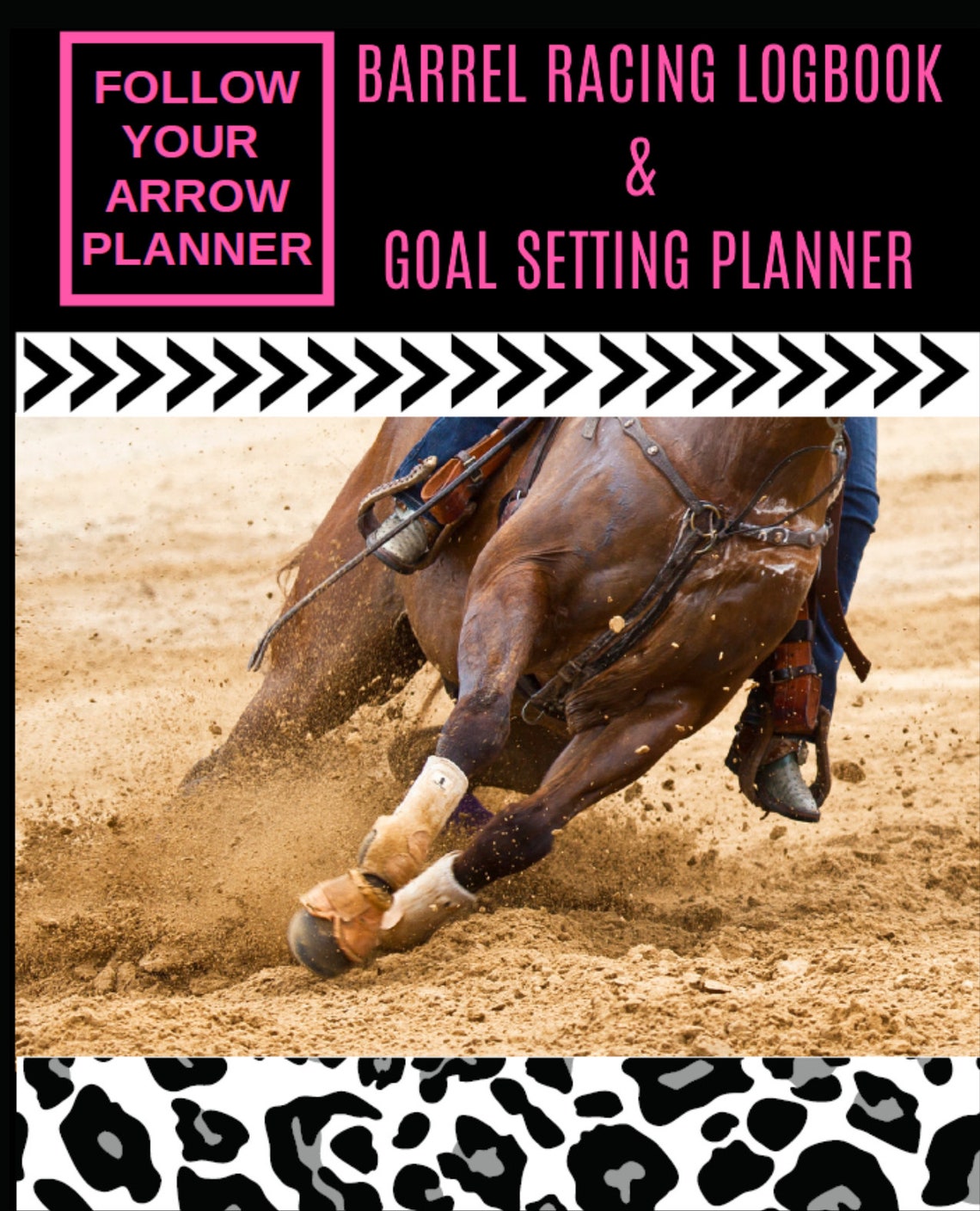Barrel Racing Logbook Goal Setting Planner Rodeo Journal Horse Lover ...